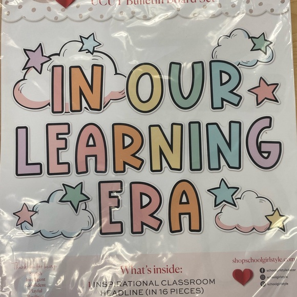 Wall Decor | In Our Learning Era Taylor Swift Classroom Bulletin Board ...